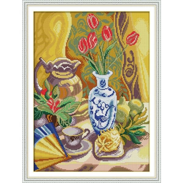 Order Afternoon Tea Time Cross Stitch Kits | Needlework Australia