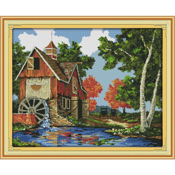 Log cabin (2) – Needlework Australia