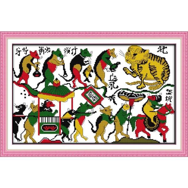 Order The Wedding of Rats Cross Stitch Kits | Needlework Australia